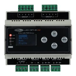 Showtec LED Dim-8 HV - DIN-Schiene