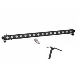 Eurolite Set LED PIX-16 QCL Leiste + FS-4 Floorstand, Stahl, schwarz