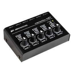 JB Systems NANOMIX-4BT - 4-Kanal-Line-Mixer