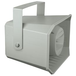 DAP-Audio DAP MHS-50S - Eckiger, passiver Hornlautsprecher mit 50 W - hellgrau