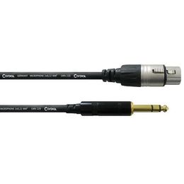 Cordial INTRO CFM 1,5 FV - 1,5 m, REAN XLR female / Klinke 6,3 mm stereo