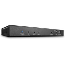 Lindy 38230 2 Port HDMI 18G Splitter mit Audio & Downscaling - Verteilt HDMI 18G-Sign