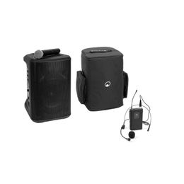 Eurolite OMNITRONIC Set PORTY-8A Drahtlos-PA-System + Taschensender inkl. Headset + Soft-Bag