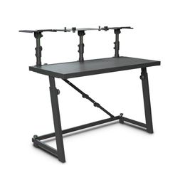 Gravity FDJT 01 - DJ-Tisch mit flexibler Lautsprecher und Laptop Ablage