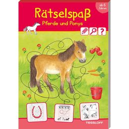 Tessloff Verlag R&auml;tselspa&szlig; Pferde & Ponys ab 6 Jahren