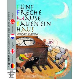 F&uuml;nf freche M&auml;use bauen ein Haus (Buch mit DVD)