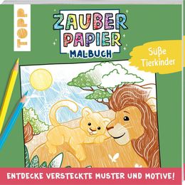 Zauberpapier Malbuch S&uuml;&szlig;e Tierkinder