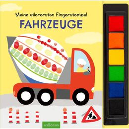 Meine allerersten Fingerstempel Fahrzeuge