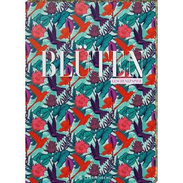 GERSTENBERG Geschenkpapier-Heft Bl&uuml;ten