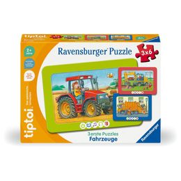 RAVENSBURGER VERLAG tiptoi&reg; 3 erste Puzzles: Fahrzeuge - 3x6 Teile