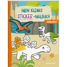 Tessloff Verlag Mein kleines Sticker-Malbuch. Dinosaurier