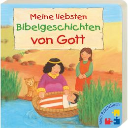 Mein Puzzlebuch: Meine liebsten Bibelgeschichten von Gott