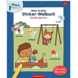 Coppenrath Mein erstes Sticker-Malbuch: Kindergarten