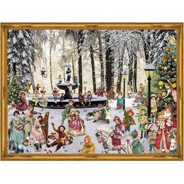 Adventskalender, viktorianisch "Am Brunnen"