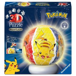 RAVENSBURGER VERLAG 3D Puzzle-Ball Nachtlicht Pok&eacute;mon