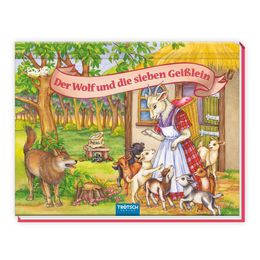 Tr&ouml;tsch M&auml;rchenbuch Pop-up-Buch Der Wolf und die sieben Gei&szlig;lein