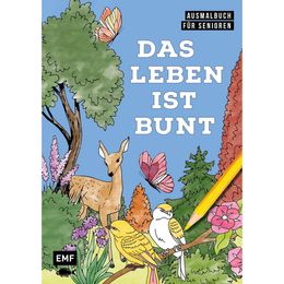 Ausmalbuch f&uuml;r Senioren: Das Leben ist bunt