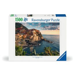 RAVENSBURGER VERLAG Erwachsenenpuzzle 1500 Teile - Blick auf Cinque Terre