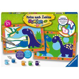 RAVENSBURGER VERLAG Ravensburger Malen nach Zahlen 28694 - Land der Dinosaurier - Kinder 5-7 Jahren