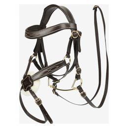 LeMieux Trensenzaum mexikanisch f&uuml;r Hobby Horse braun Einheitsgr&ouml;&szlig;e