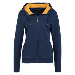 Black Forest Sweatjacke Allover Torino blau Damen XS