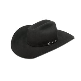 Ariat Westernhut 3X Filzhut mit Schnalle schwarz 61