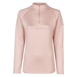 Eskadron Heritage Langarmshirt Half-Zip rosa Damen XL