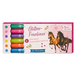 Die Spiegelburg Glitzer-Fineliner Pferdefreunde