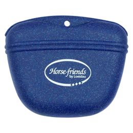 Horse-friends Snackbeutel blau/glitzer