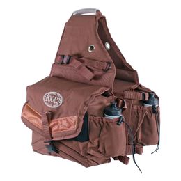 POOL'S Deluxe-Satteltasche braun uni