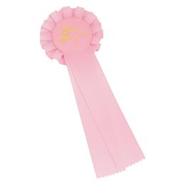 Turnierschleife Einfachrosette pink