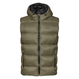 Black Forest Steppweste mit Kapuze gr&uuml;n Herren XS