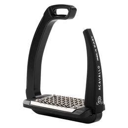 ACAVALLO Steigb&uuml;gel Rel-X EASY schwarz Standard