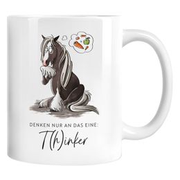 mrs. RIDE Keramiktasse wei&szlig;