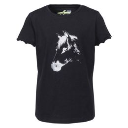 black forest kids T-Shirt schwarz Damen 98/104