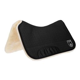 Christ Westernpad Lammfell schwarz/beige 75 x 75 cm