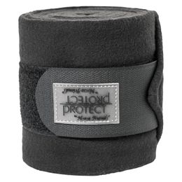 PROTECT by Horse-Friends Fleecebandagen schwarz Warmblut
