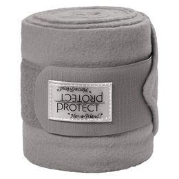 PROTECT by Horse-Friends Fleecebandagen grau Warmblut