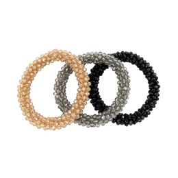 Cheval de Luxe Glitzer-Haarband Set beige/black/grey Damen