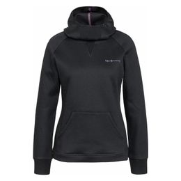 Black Forest Sweathoodie mit hohem Kragen schwarz Damen XS