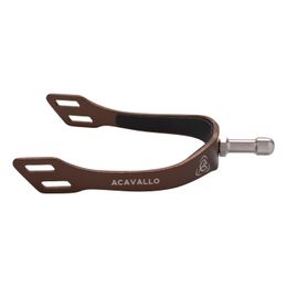 ACAVALLO Sporen Arena Aluplus 2.0 gold / braun