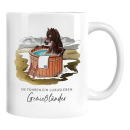 mrs. RIDE Keramiktasse wei&szlig;