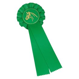 Turnierschleife Einfachrosette gr&uuml;n