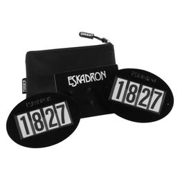 Eskadron Startnummernset Quick Pin 4 schwarz one size