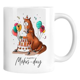 mrs. RIDE Keramiktasse wei&szlig;