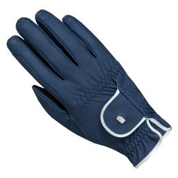 Roeckl Reithandschuhe LONA blau/silber Damen 6.0