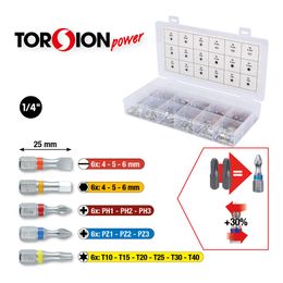 KS Tools TORSIONpower Bit-Sortiment, 108-tlg (918.3108)