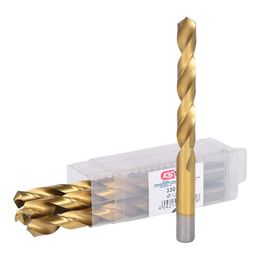 KS Tools HSS TiN Spiralbohrer, 12,5mm, 5er Pack (330.4125)