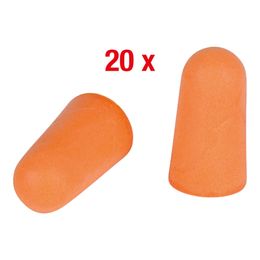 KS Tools Ohrst&ouml;psel PU, ohne Schnur, 20 Paar (985.7050)