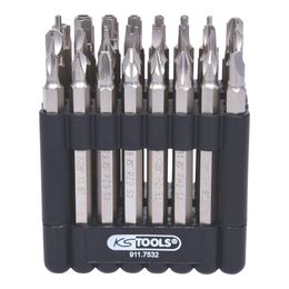 KS Tools 1/4" CLASSIC Bit-Satz, 75mm, 32-teilig mit Sicherheitsbits (911.7532)